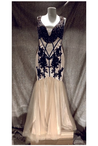 Mum&one Taş Işleme Krem Tütü Abiye