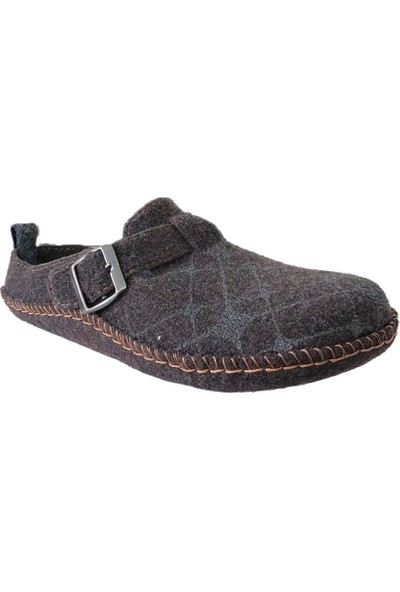 Gezer 13654 Kahve Erkek Sessiz Taban Ev Içi Terlik