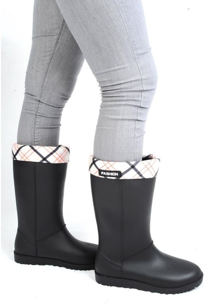 Gezer Termal Kürklü Kışlık Kadın Yağmur Çizme Bot
