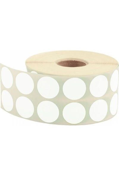 Sert Kırtasiye Noktalama Etiketi 10 mm 5000'LI Beyaz