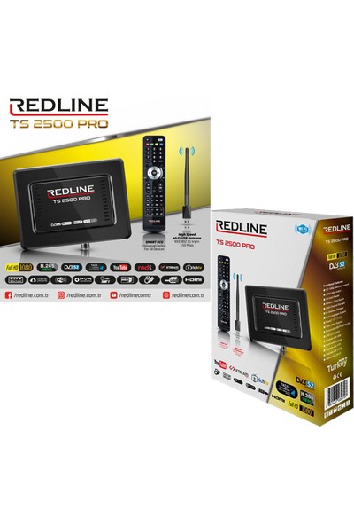 Redline Ts 2500 Pro Hd Uydu Alıcısı Redline Ts 2500 Pro Hd Uydu Alıcısı