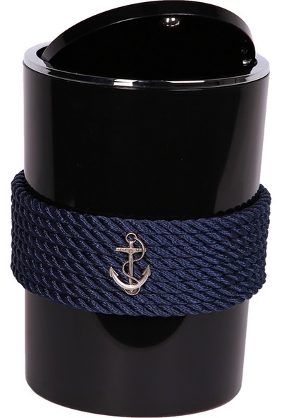 Dekorizen Çöp Kovası - Siyah Lacivert