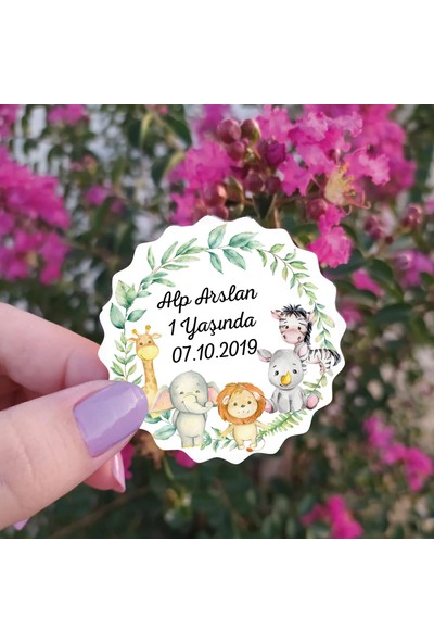 Yaşam Baskı Ahşap Magnet Kişiye Özel Bebek - Çocuk 25'li