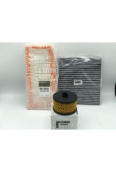 Mais Renault Clio 4 0.9 - 1.2 Tce Filtre Bakım Seti 2013-