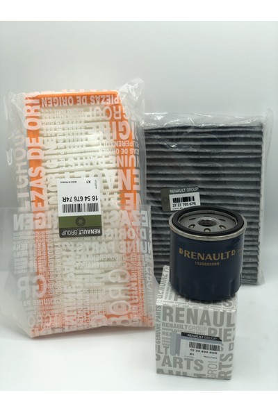 Mais Renault Clio 4 1.5 Dci Filtre Bakım Seti 2012-