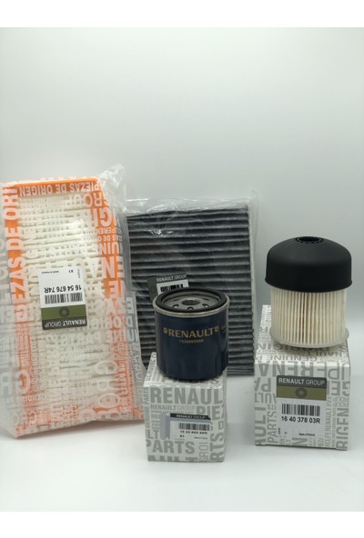 Mais Renault Clio 4 1.5 Dci Filtre Bakım Seti 2012-