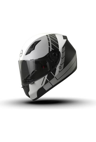 Benelli KV09 Kapalı Kask | Beyaz/gri