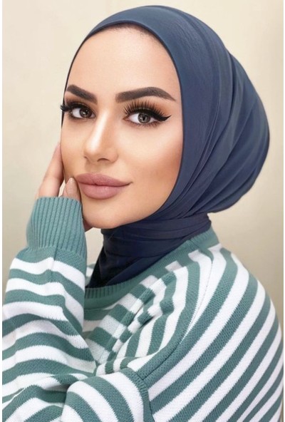 Mooncorn Kadın Tesettür Antrasit Çıtçıtlı Boyunluk Hijap Bone Model Eşarp Şal Mooncorn Kadın Tesettür Antrasit Çıtçıtlı Boyunluk Hijap Bone Model Eşarp Şal