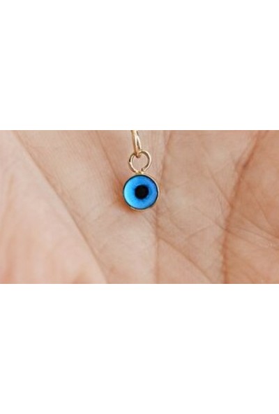 Asya 14 Ayar Altın Göz Boncuk Kolye Ucu