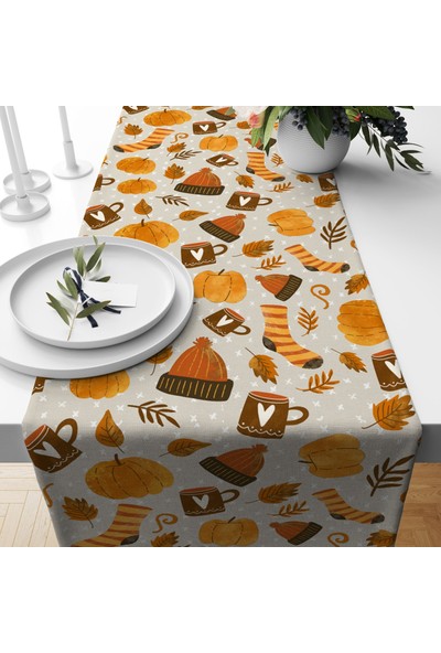 Ay Yıldız Dijital Runner Masa Örtüsü Raşel Örme Kumaş 45 x 130 cm Dijital Baskı Ay Yıldız Dijital Runner Masa Örtüsü Raşel Örme Kumaş 45 x 130 cm Dijital Baskı