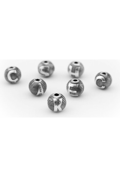 Tesbihvar Metal Harfli Tesbih Habbesi