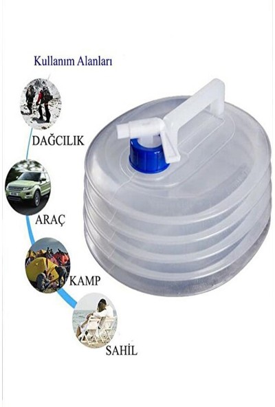 Easyso Musluklu Katlanabilir Su Bidonu 10 Litre Easyso Musluklu Katlanabilir Su Bidonu 10 Litre