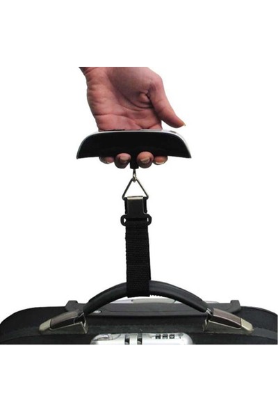 Oumo Dijital Elektronik Bavul Kantarı Saplı Seyahat Çantası Ağırlıklandırması 50KG/110LB(YURT Dışından) (Yurt Dışından)
