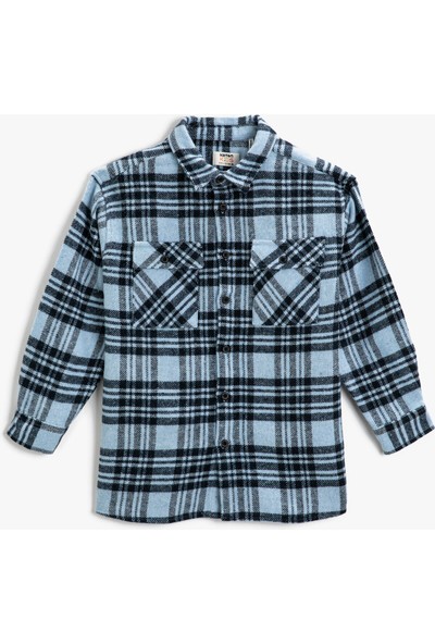 Koton Ekose Oduncu Gömlek Uzun Kollu Çift Cepli Koton Ekose Oduncu Gömlek Uzun Kollu Çift Cepli