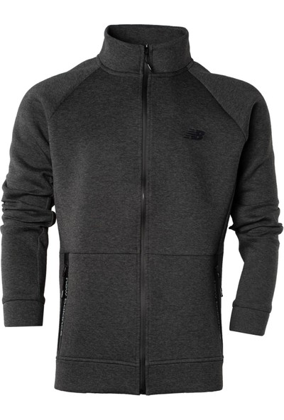 New Balance Erkek Koyu Gri Ceket MPJ3114-CHC