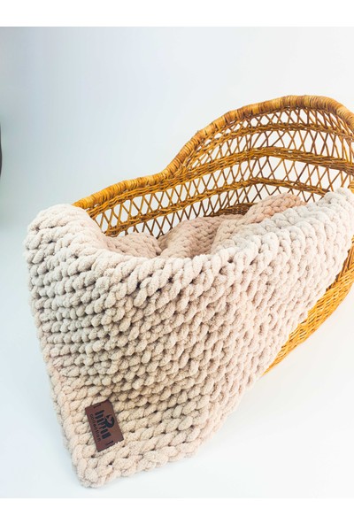 Sparrow Collection Pufy El Örgüsü Bebek Battaniye Taş Renk El Örgüsü Sparrow Collection Pufy El Örgüsü Bebek Battaniye Taş Renk El Örgüsü