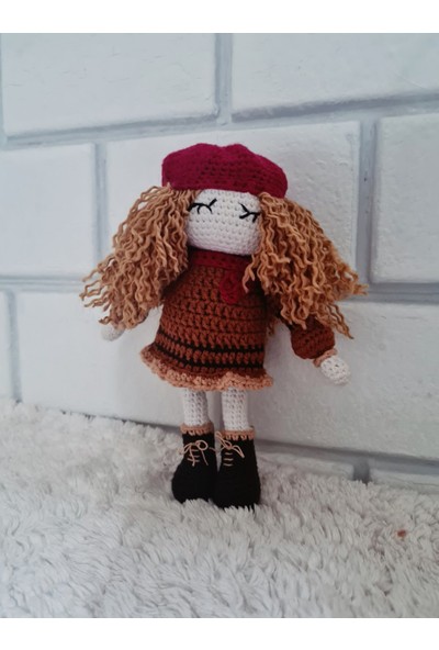 Doremi Amigurumi El Örgüsü Oyuncak Sonbahar Kız