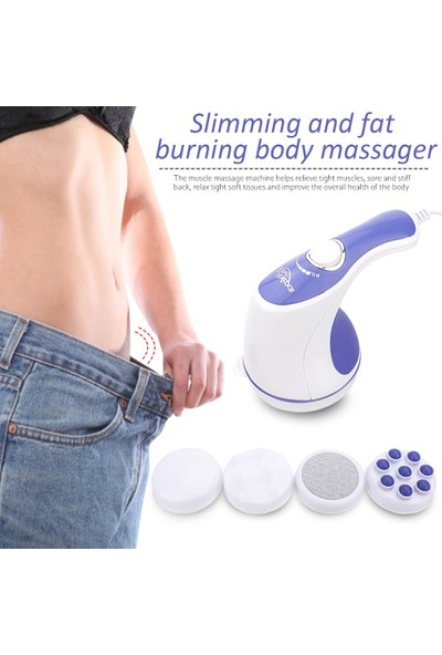 Electrozone Deluxe 5 Başlıklı Selülit Giderici Rahatlatıcı Premium Titreşimli Tüm Vücut Için Masaj