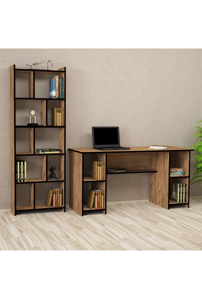 Kalender Dekor Avel-Twins Snow 145 cm Çalışma Masası Takımı