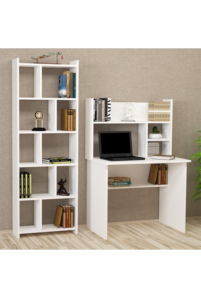 Kalender Dekor Decker Snow 90 cm Çalışma Masası Takımı