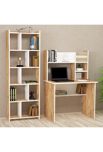 Kalender Dekor Decker Snow 90 cm Çalışma Masası Takımı