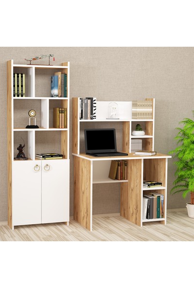 Kalender Dekor Jimmy Mayra 90 cm Çalışma Masası Takımı