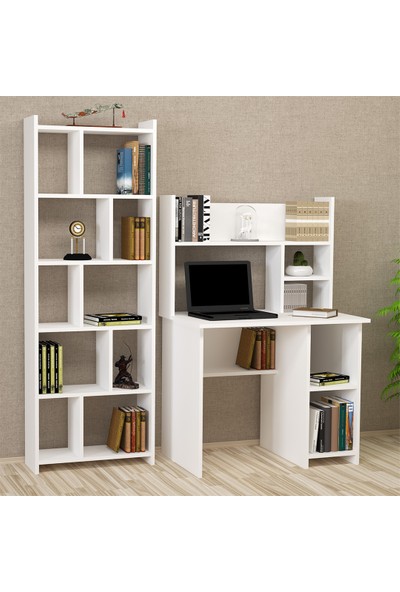 Kalender Dekor Jimmy Snow 90 cm Çalışma Masası Takımı