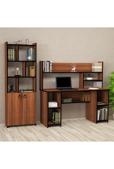 Kalender Dekor Jimmy-Twins Mayra 145 cm Çalışma Masası Takımı