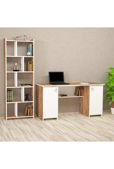 Kalender Dekor Mateo-Twins Snow 145 cm Çalışma Masası Takımı