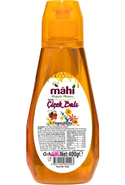 Mahi Çiçek Balı 400 gr Çıt Kapak