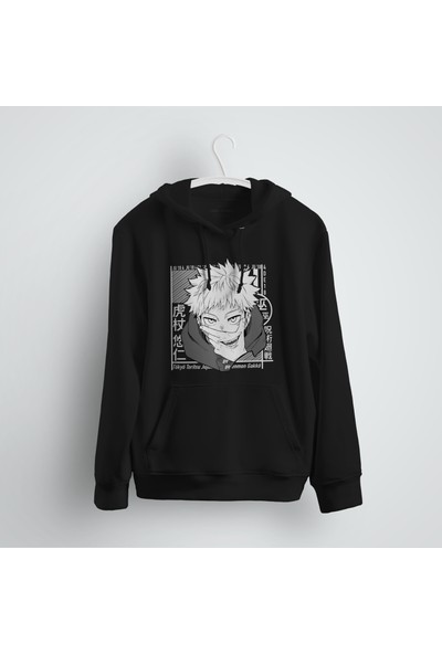 Karikatür Store Jujutsu Kaisen Yuji Tadori Manga Anime Kapşonlu Sweat