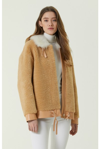 Network Regular Fit Camel Deri Mont