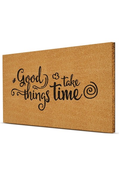 Decovetro Paspas Good Things Desenli Kapı Önü Paspası