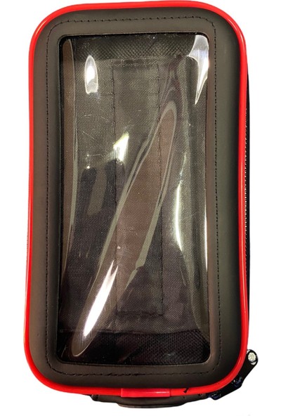 Moto-Yc Telefon Tutucu Kapalı Kartlıklı Ayna Bağlantılı