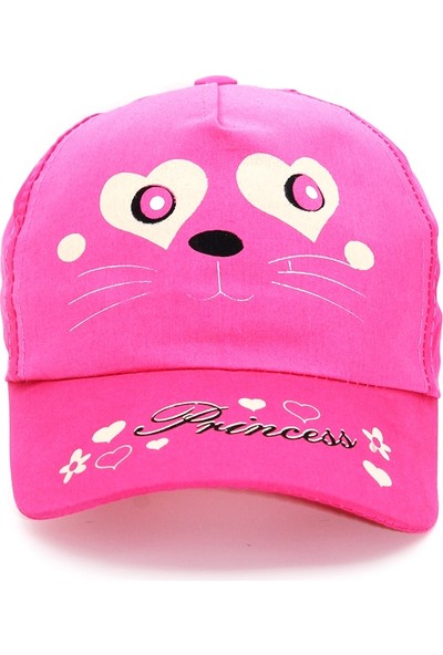 Cappello Pembe Baskılı Kız Çocuk Şapka - CAPCFSR001 Cappello Pembe Baskılı Kız Çocuk Şapka - CAPCFSR001
