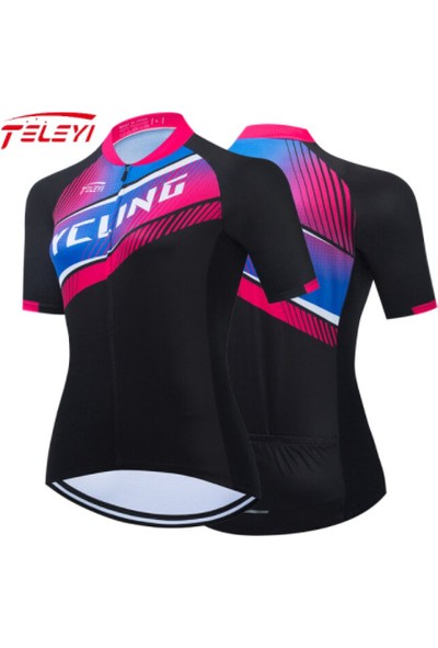 Slopline Kısa Kollu Kadın Bisiklet Forması