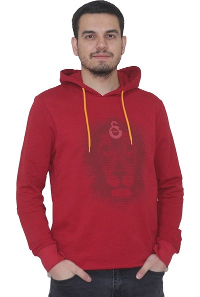 Galatasaray Galatasaray Lisanslı Aslan Armalı Kırmızı Sweatshirt