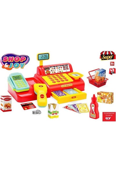 Öz Bayraktar Bayraktar Shop & Joy Yazar Kasa Alış Veriş Seti Öz Bayraktar Bayraktar Shop & Joy Yazar Kasa Alış Veriş Seti