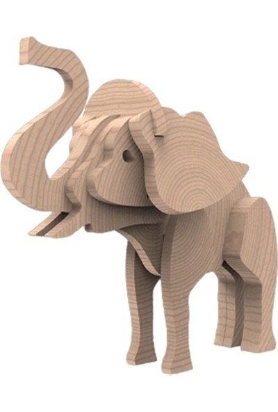 Darksent 3D Ahşap Puzzle Yavru Fil Darksent 3D Ahşap Puzzle Yavru Fil