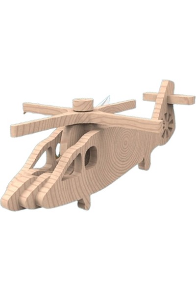 Darksent 3D Ahşap Puzzle Helikopter Darksent 3D Ahşap Puzzle Helikopter