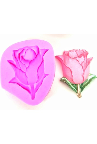 Morlalem Mini Lale Çiçek 5,5cm Silikon Kalıp K-064 Morlalem Mini Lale Çiçek 5,5cm Silikon Kalıp K-064