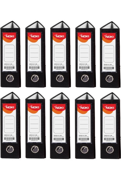 Noki A5 Telgraf Plastik Klasör Siyah 10'lu Noki A5 Telgraf Plastik Klasör Siyah 10'lu