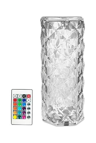 Skyline Store 16 Renkli Romantik Gül Işık Kristal Elmas Masa Gece Lambası (Yurt Dışından) Skyline Store 16 Renkli Romantik Gül Işık Kristal Elmas Masa Gece Lambası (Yurt Dışından)