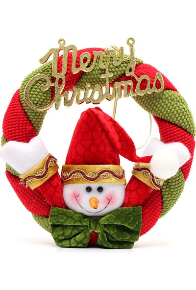 Insma Süs Kapı Duvar Asılı Çocuklar Parti Dekorasyon Kardan Adam Yılbaşı Süsleri (Yurt Dışından)