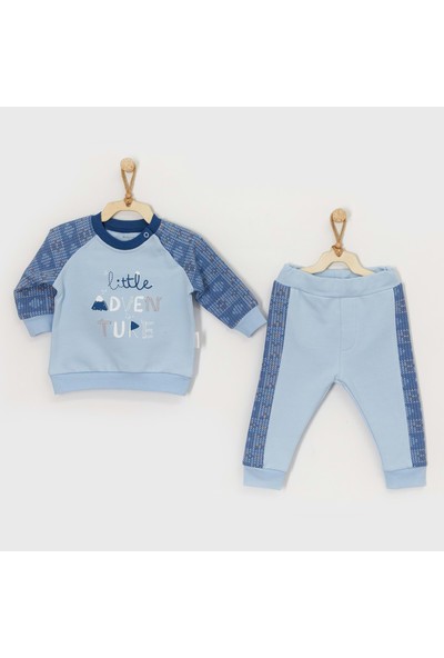 Andywawa Mavi Erkek Bebek 2li Takım - Andywawa - Mavi - 12-18 Ay Andywawa Mavi Erkek Bebek 2li Takım - Andywawa - Mavi - 12-18 Ay
