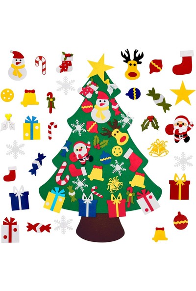 Better Life 30'lu Süs Keçe Noel Ağacı Uvar Asılı Süslemeleri (Yurt Dışından)