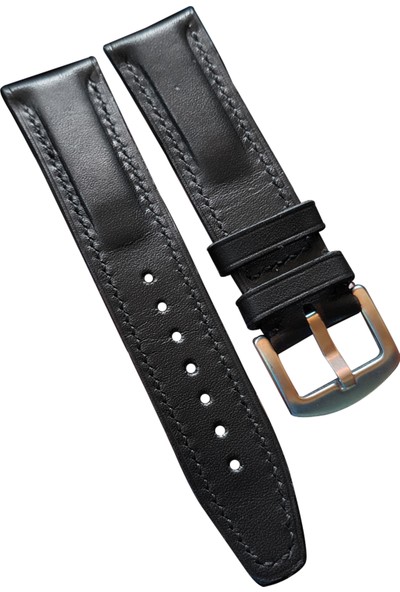 Ventum Craft Siyah Full Dikiş El Yapımı Deri Kordon