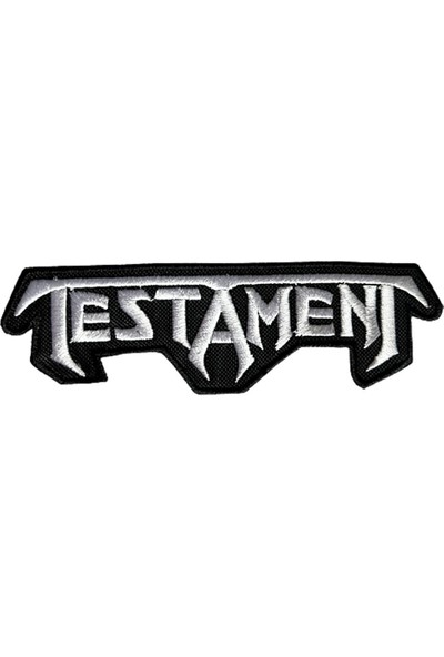 Metal Giyim Testament Ufak Boy Patch Yama
