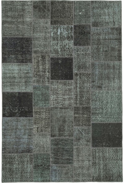 Bespoky Fourtypatch Gri 200X300 cm Patchwork Yün-Pamuk El Dokuma Alan Halısı Bespoky Fourtypatch Gri 200X300 cm Patchwork Yün-Pamuk El Dokuma Alan Halısı