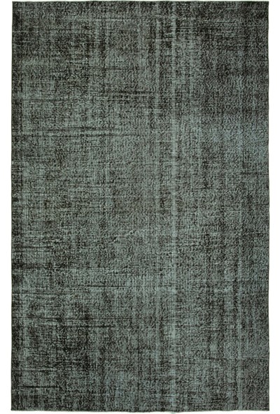 Bespoky Overdyed Siyah 181X286 cm Nostaljik Boyalı Yün-Pamuk El Dokuma Alan Halısı